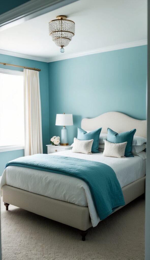 15 Dusty Blue and Cream Accents for Creating a Serene Bedroom Retreat ...