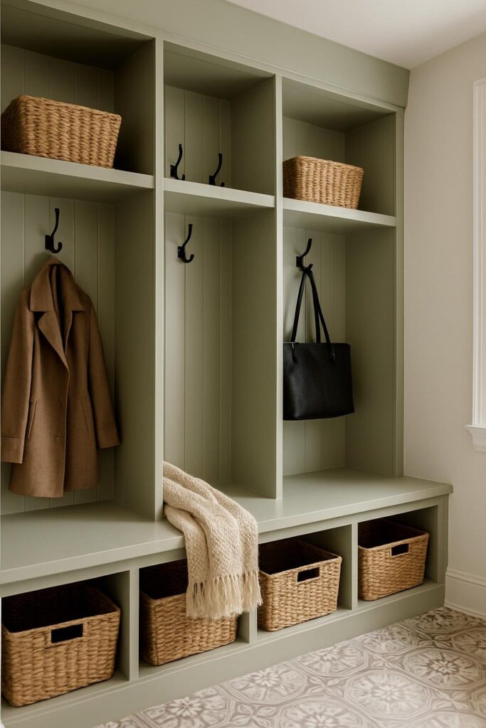 20 Gorgeous Interior Design Ideas Featuring Clary Sage by Sherwin Williams