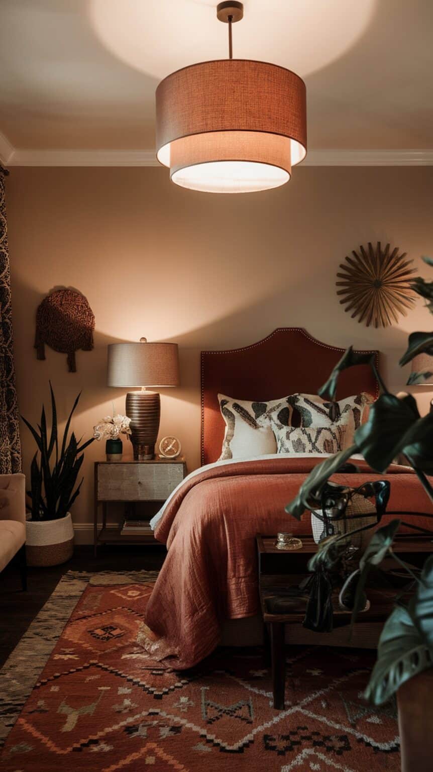 9 Modern Luxury Burnt Sienna Bedroom Ideas