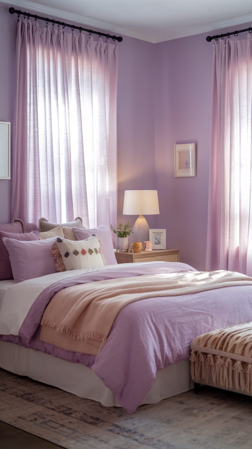 13 Cozy Lavender Bedroom Ideas for a Tranquil Retreat