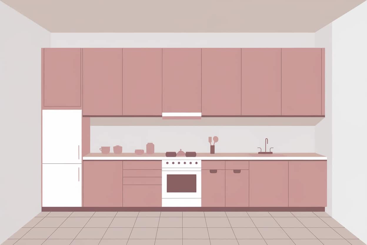 8 Minimalist Blush Pink Kitchen Cabinets For A Serene Look