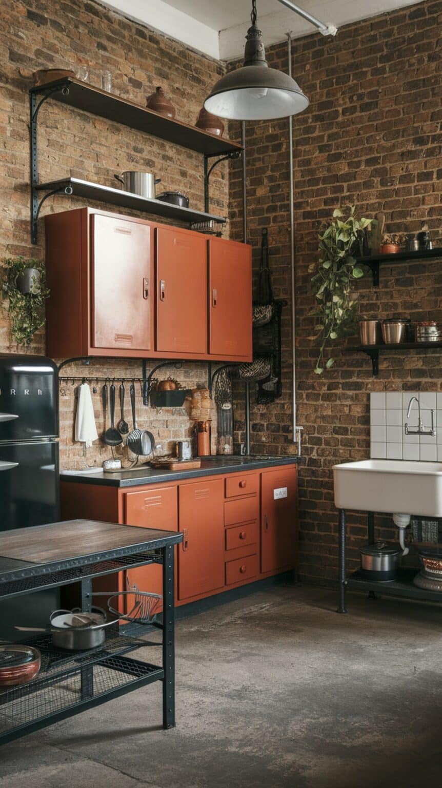12 Bold Rust Orange Cabinet Styles To Energize Your Kitchen