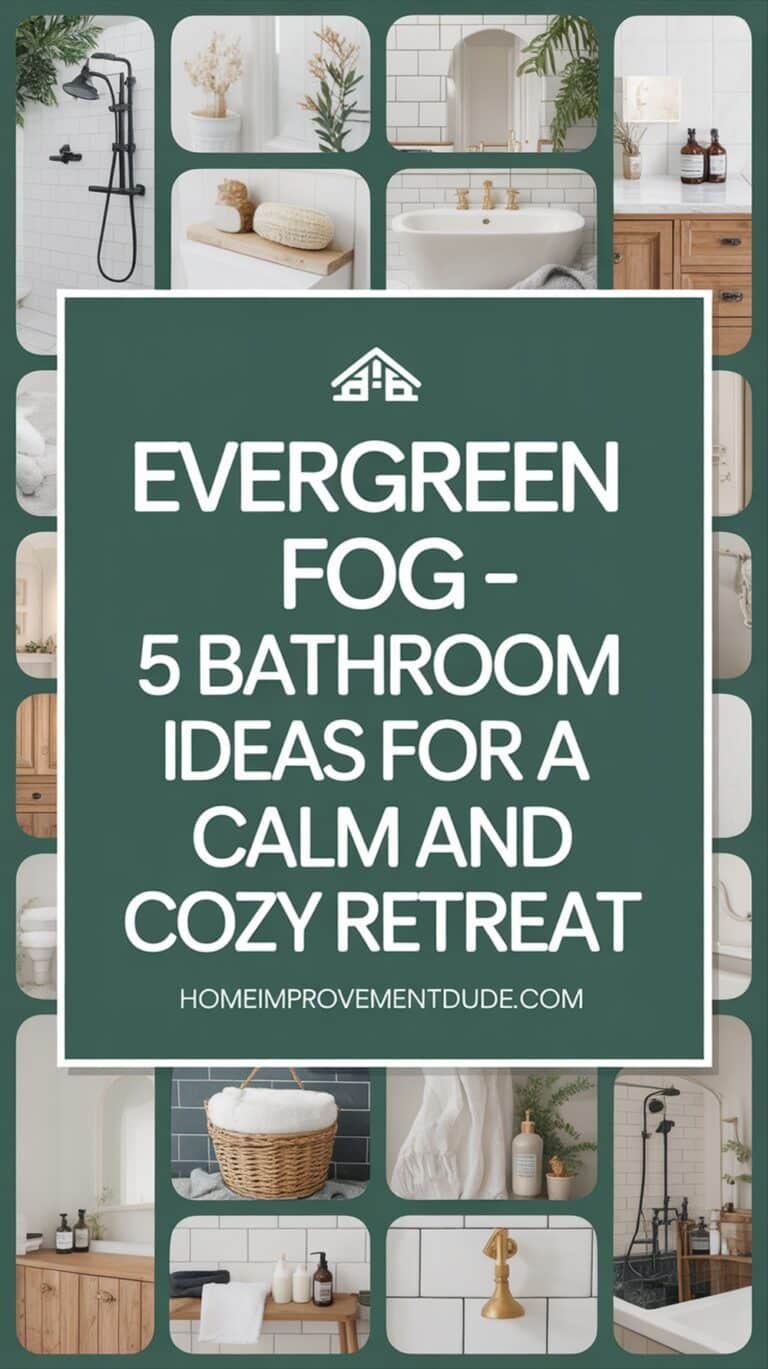 Evergreen Fog - 5 Bathroom Ideas for a Calm and Cozy Retreat