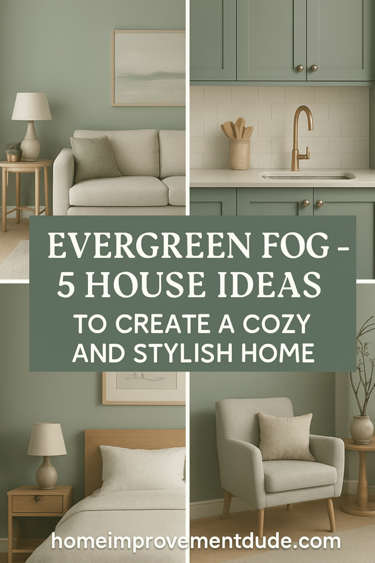 Evergreen Fog - 5 House Ideas To Create A Cozy And Stylish Home