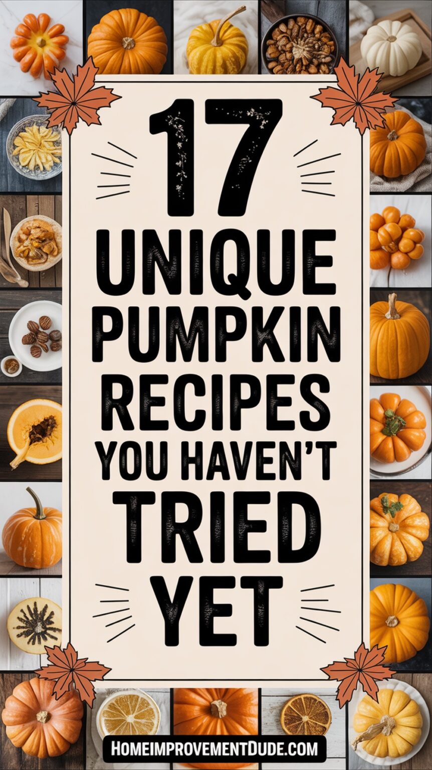 17 Unique Pumpkin Recipes You Haven't Tried Yet