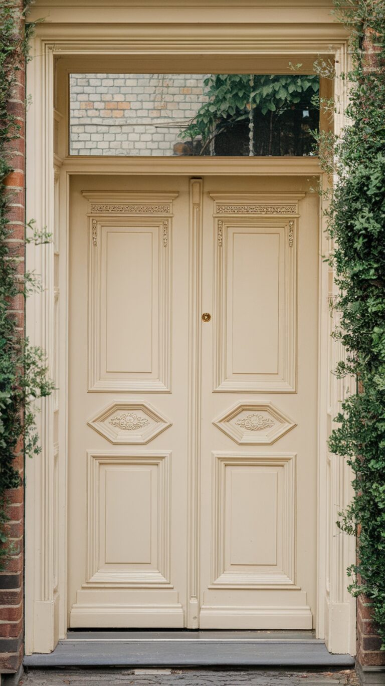 11 Stunning Cream Front Door Ideas to Elevate Your Entryway