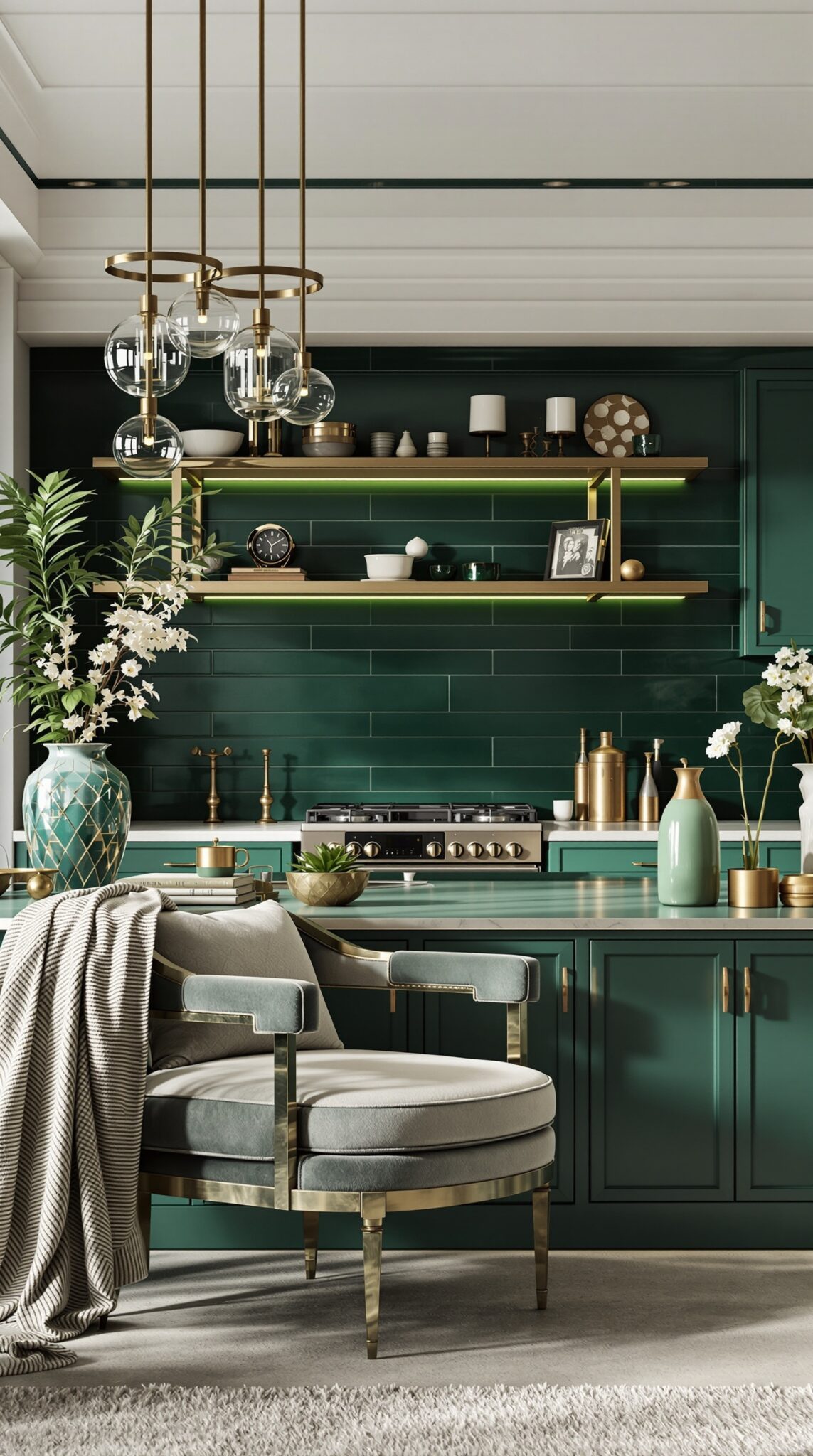 13 Stunning Emerald Green Kitchen Ideas for a Luxe Makeover