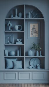 7 Charming Vintage Dusty Blue House Decor Ideas