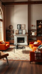 6 Gorgeous Rust Orange Living Room Ideas to Elevate Your Space